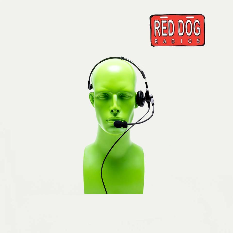 Impact Platinum Over-the-Head, Single Speaker Two-Way Radio Headset ...